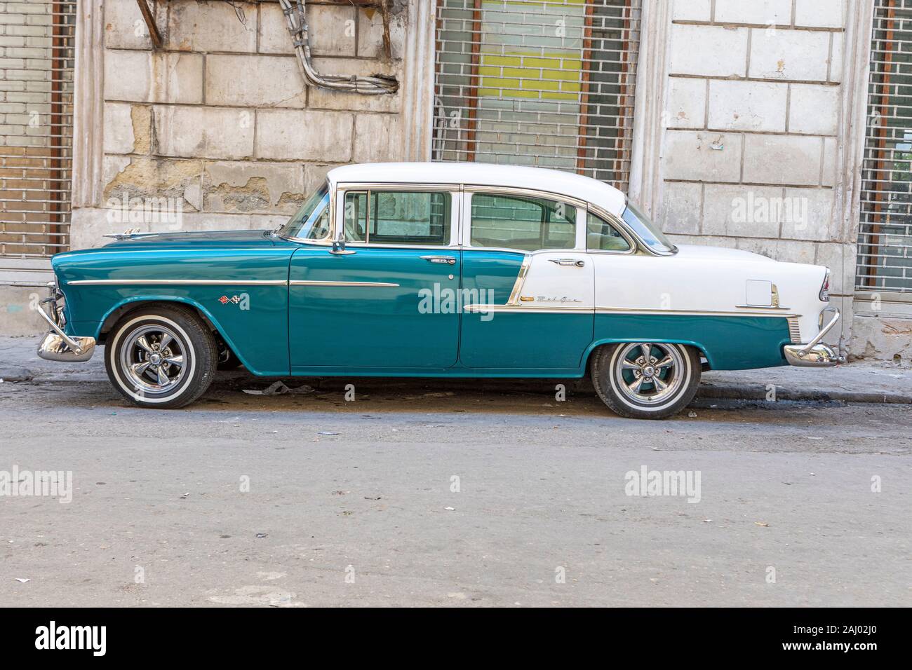 A classic Chevrolet Belair in Havana, Cuba Stock Photo - Alamy