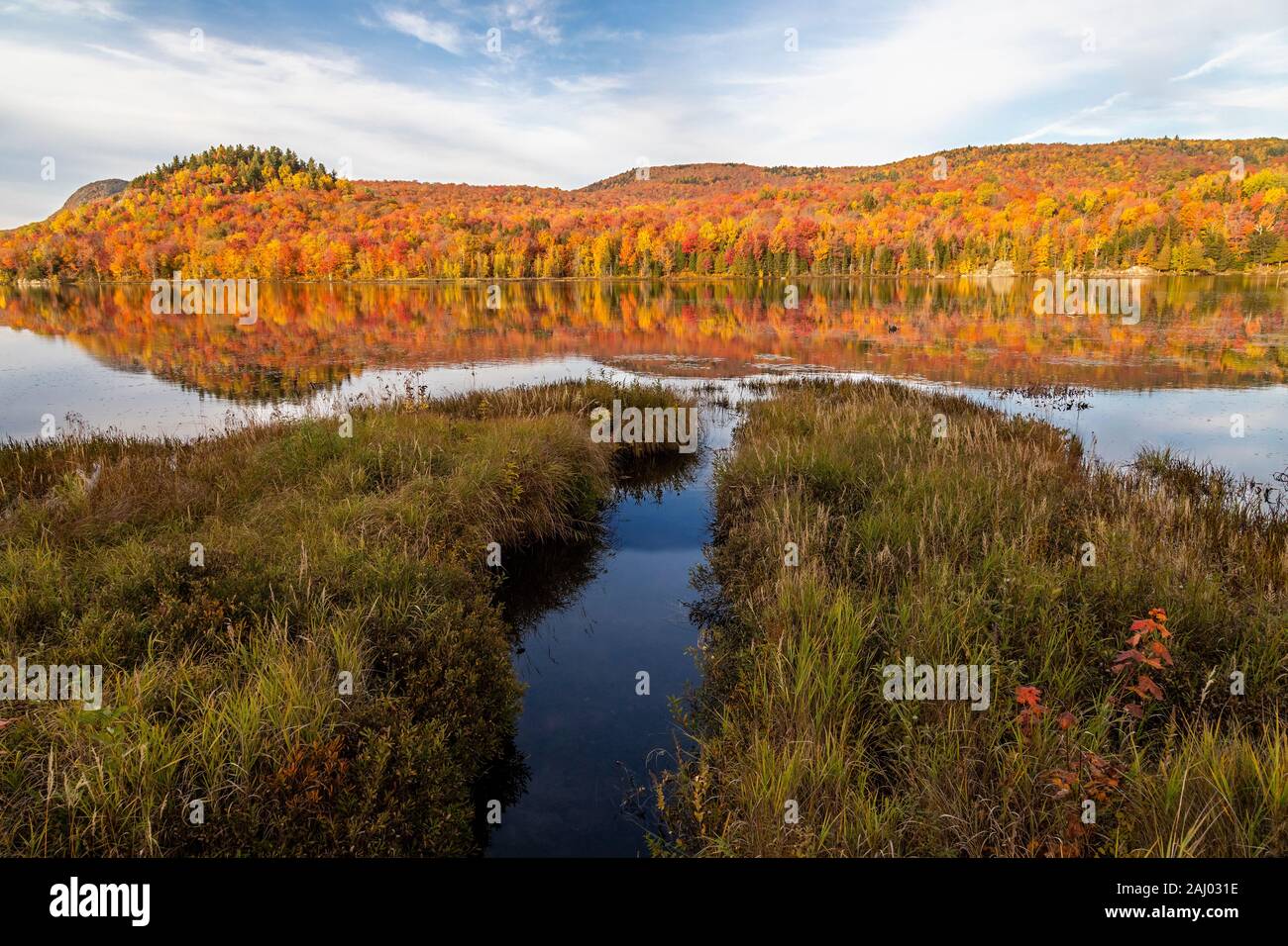 Autumn in Mont Orford National Park, Eastern Townships, Quebec, Canada ...