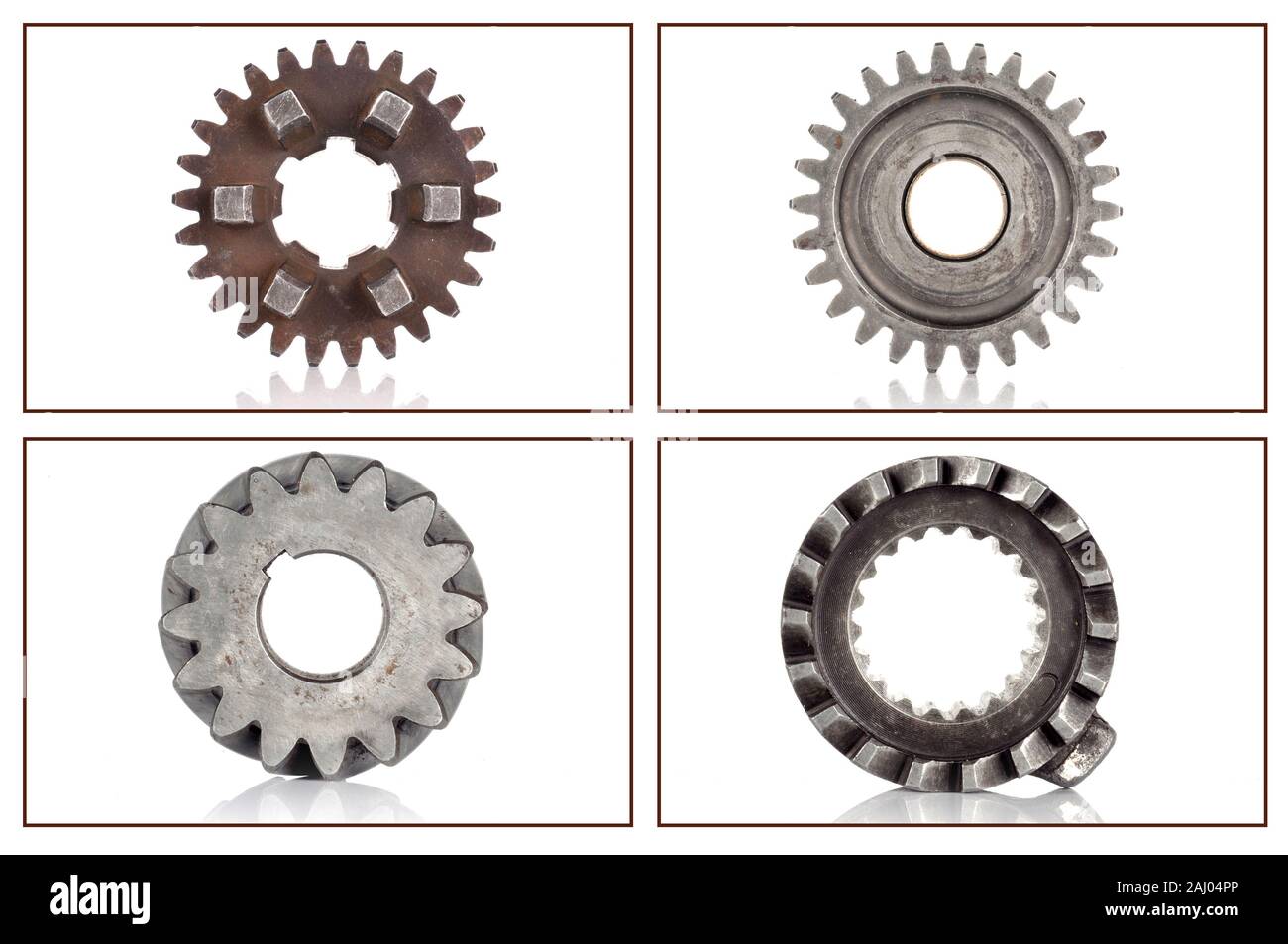 Cogs turning Cut Out Stock Images & Pictures - Alamy