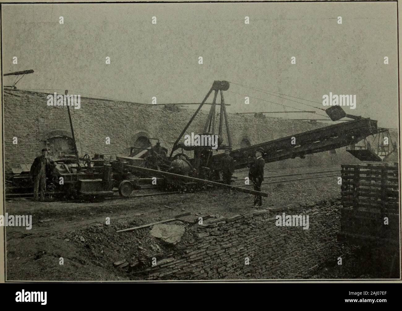 Transactions . Fig. 1.—Side View of Coke-Drawing Machine, Showing ...