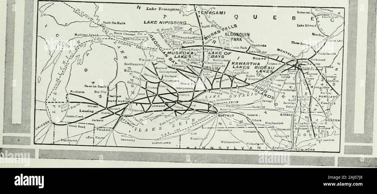Map of orillia ontario hi-res stock photography and images - Alamy
