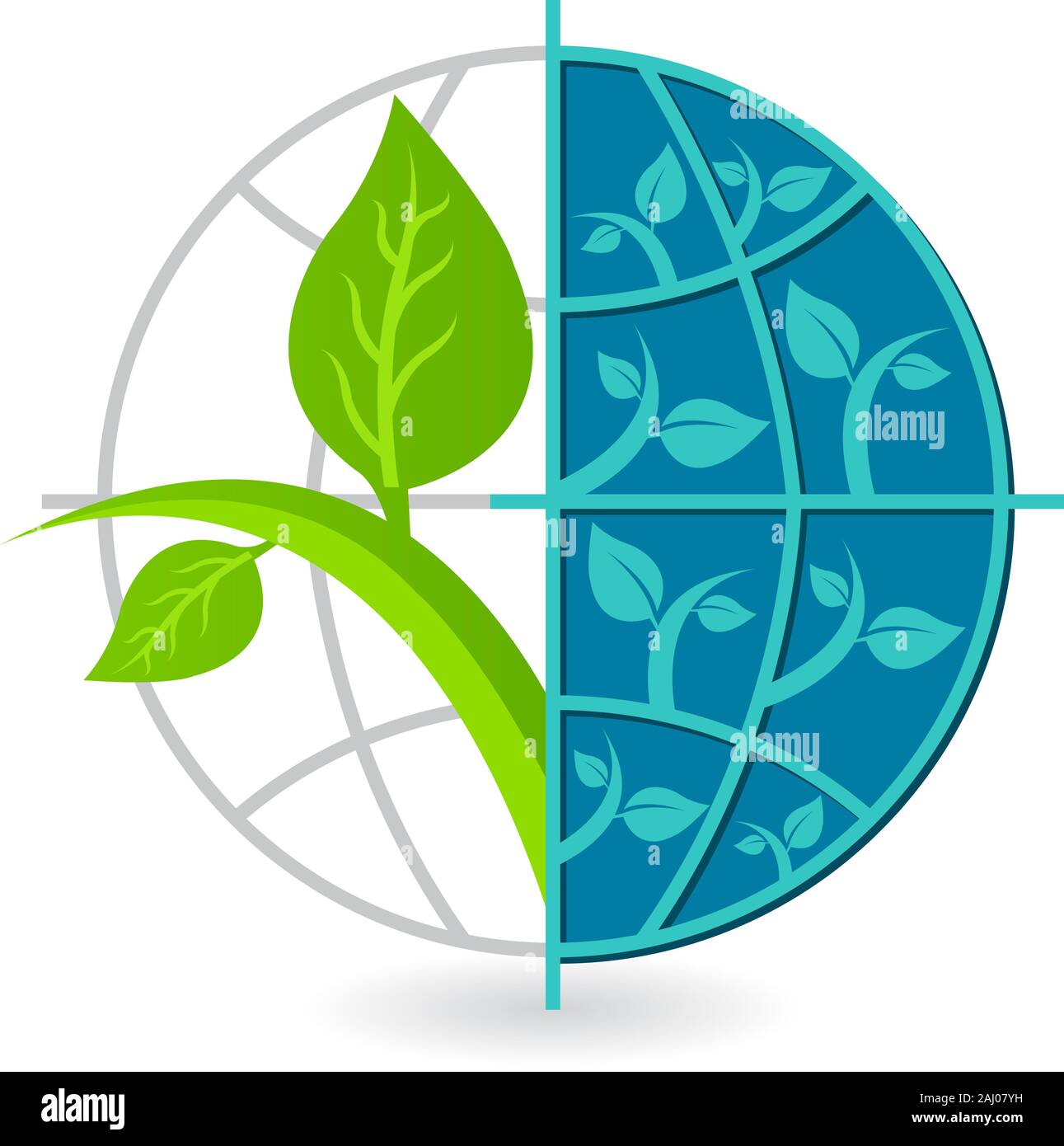 globe tree logo Stock Photo - Alamy