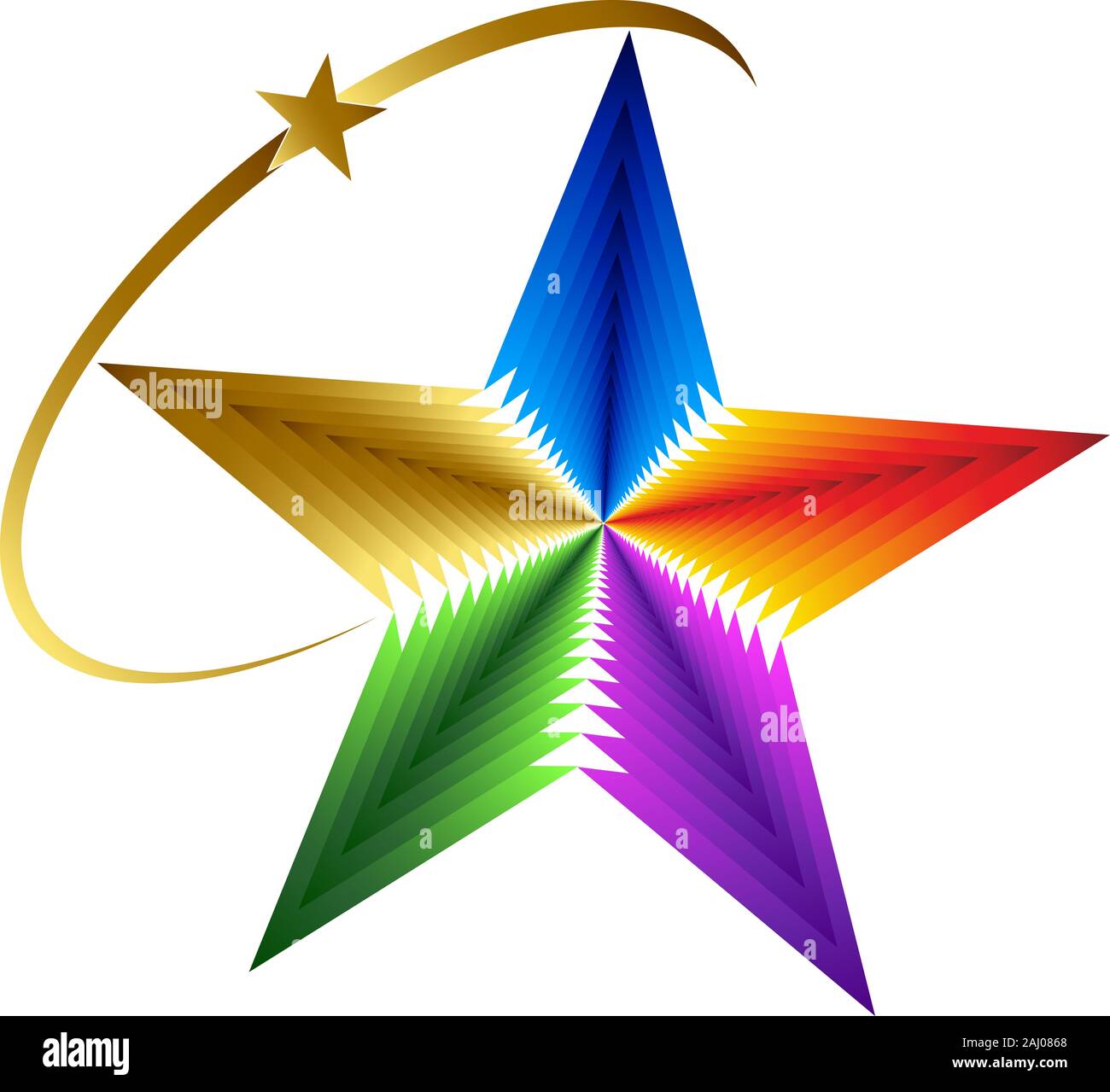 Two star icon simple Cut Out Stock Images & Pictures - Alamy