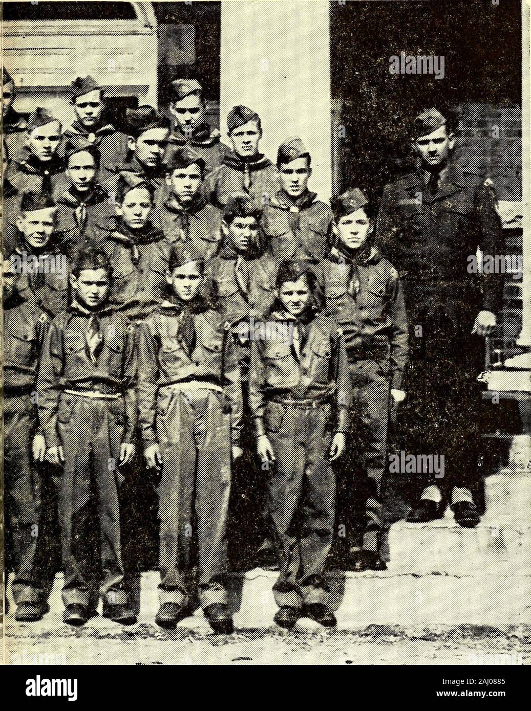 The uplift [serial] . SCOUT TROOPS 60 and 61 Left to right, First row ...