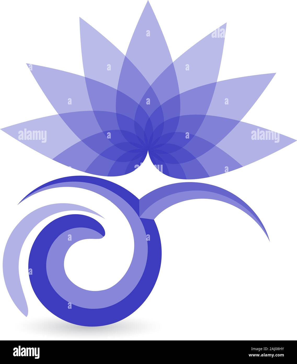 Lotus logo Cut Out Stock Images & Pictures - Alamy