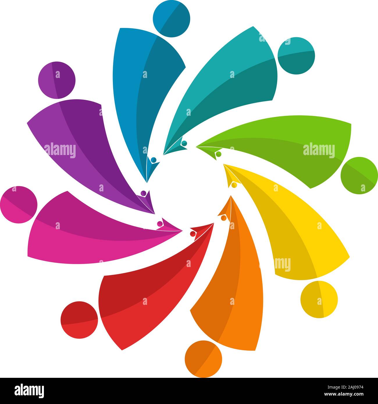 Peoples logo hi-res stock photography and images - Alamy