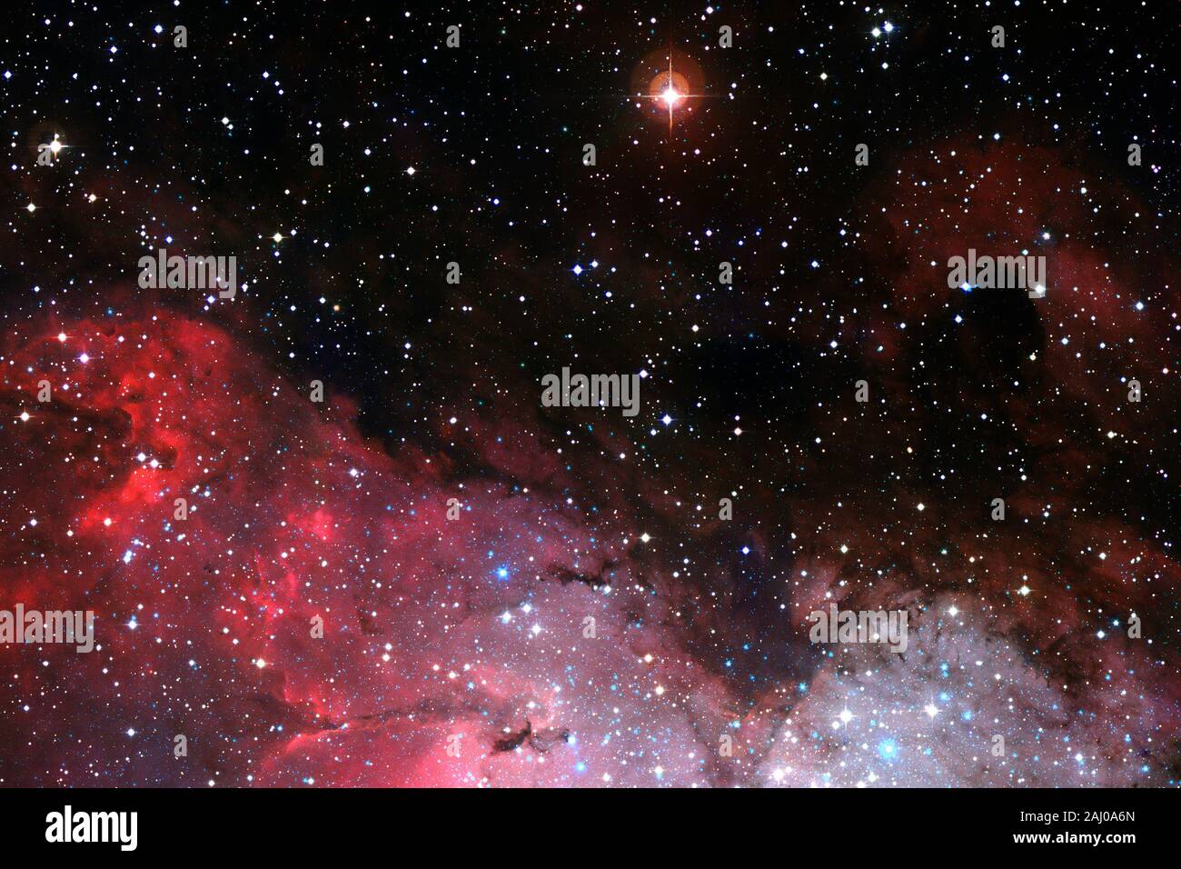 Infinite space with nebulae and stars. Elements of this image furnished ...