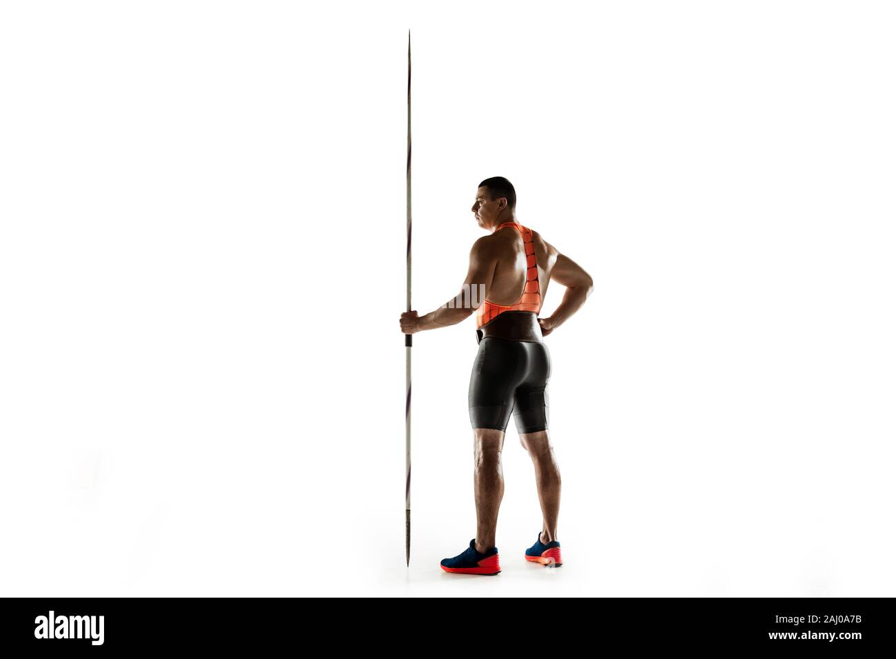 Athlete practicing on horizontal Cut Out Stock Images & Pictures - Alamy