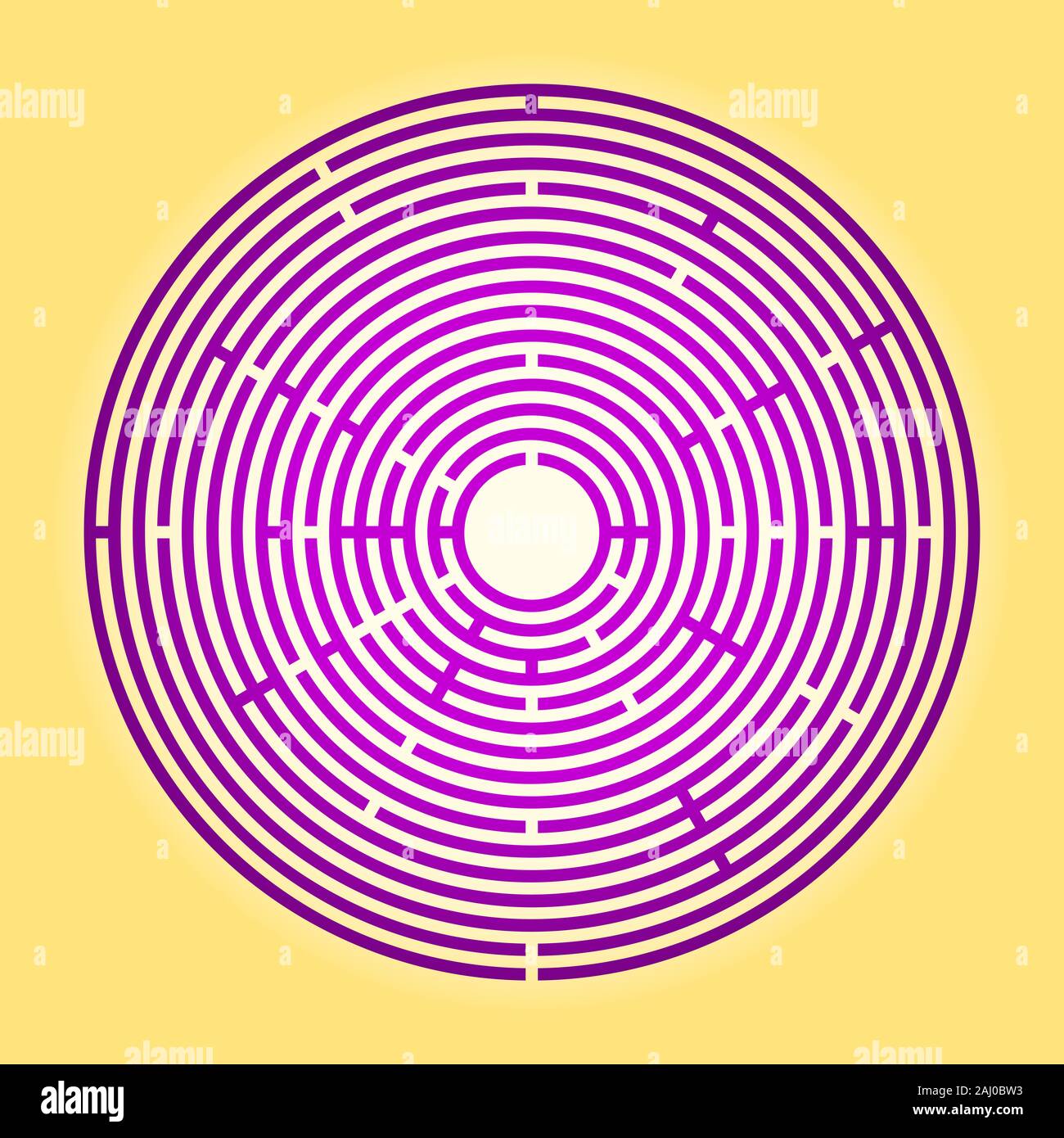Circular maze hi-res stock photography and images - Alamy