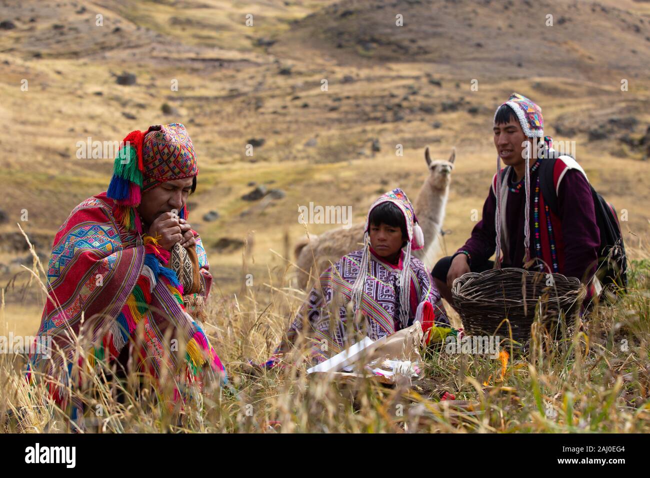 Inca indians of the andes hi-res stock photography and images - Alamy