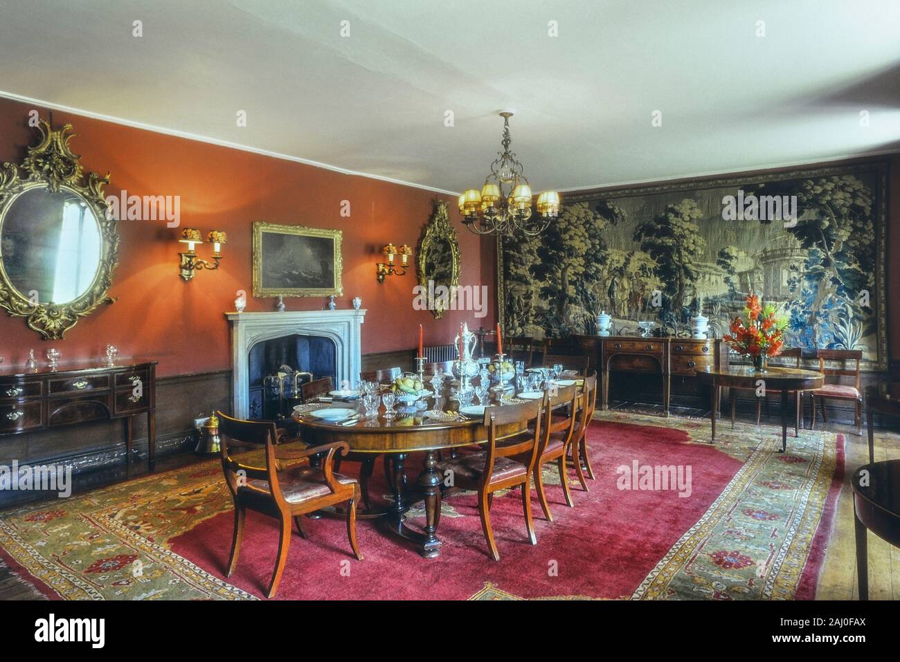 Dining Room & Tapestry, Boughton Monchelsea Place, previously Boughton ...