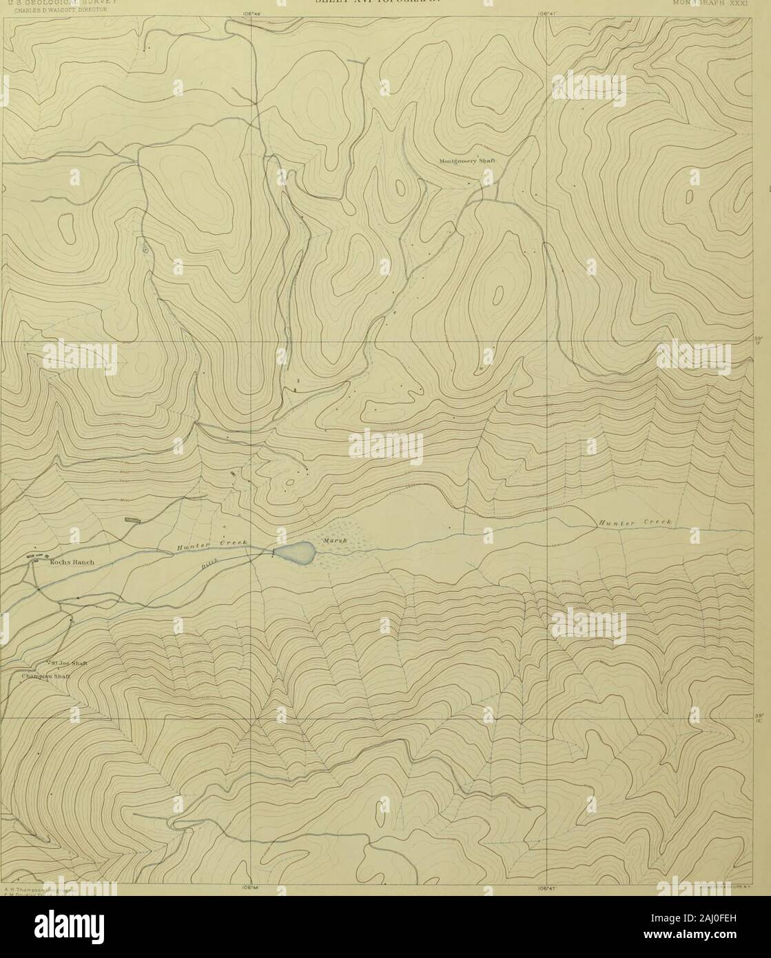 Atlas to accompany monograph XXXI on the geology of the Aspen District ...