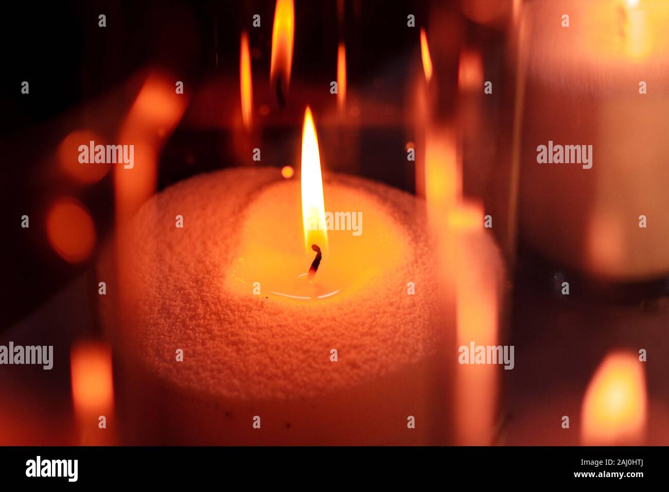 Flasks with candles hi-res stock photography and images - Alamy