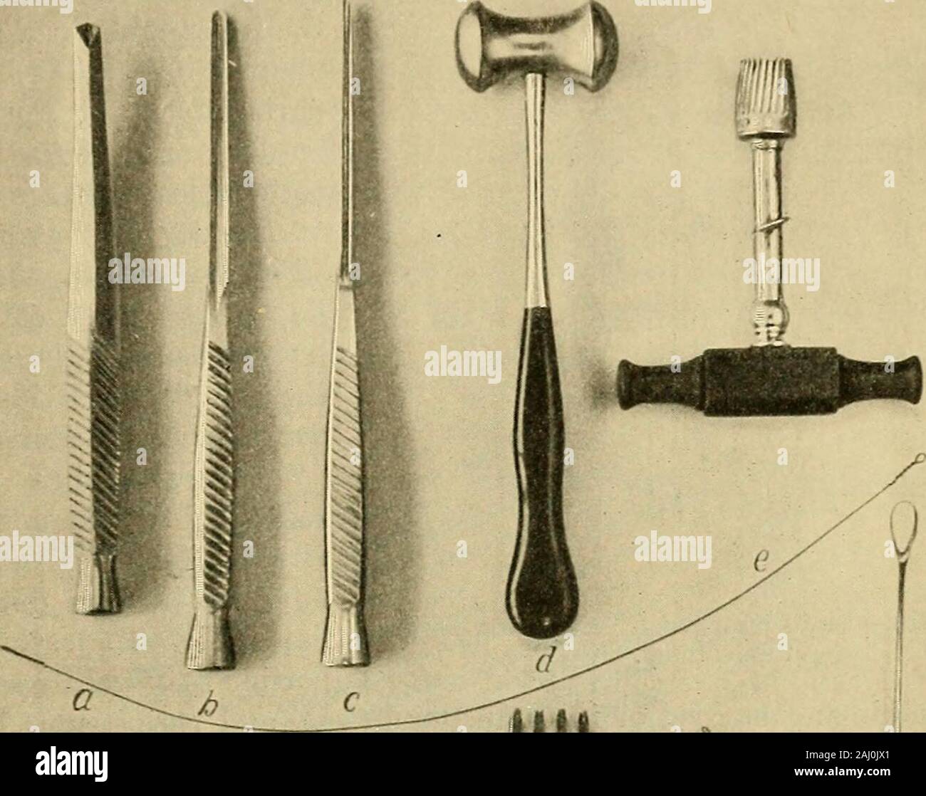 Operative surgery . Fig. 316.—Trephining base of skull. OPERATIONS ON ...