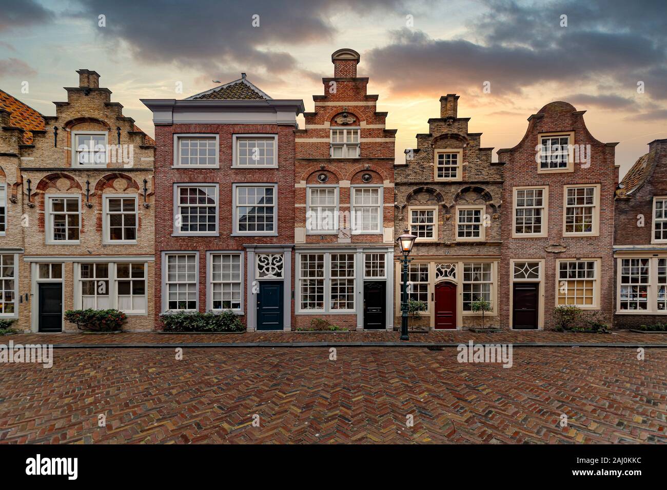 European style brick house under hi-res stock photography and images ...