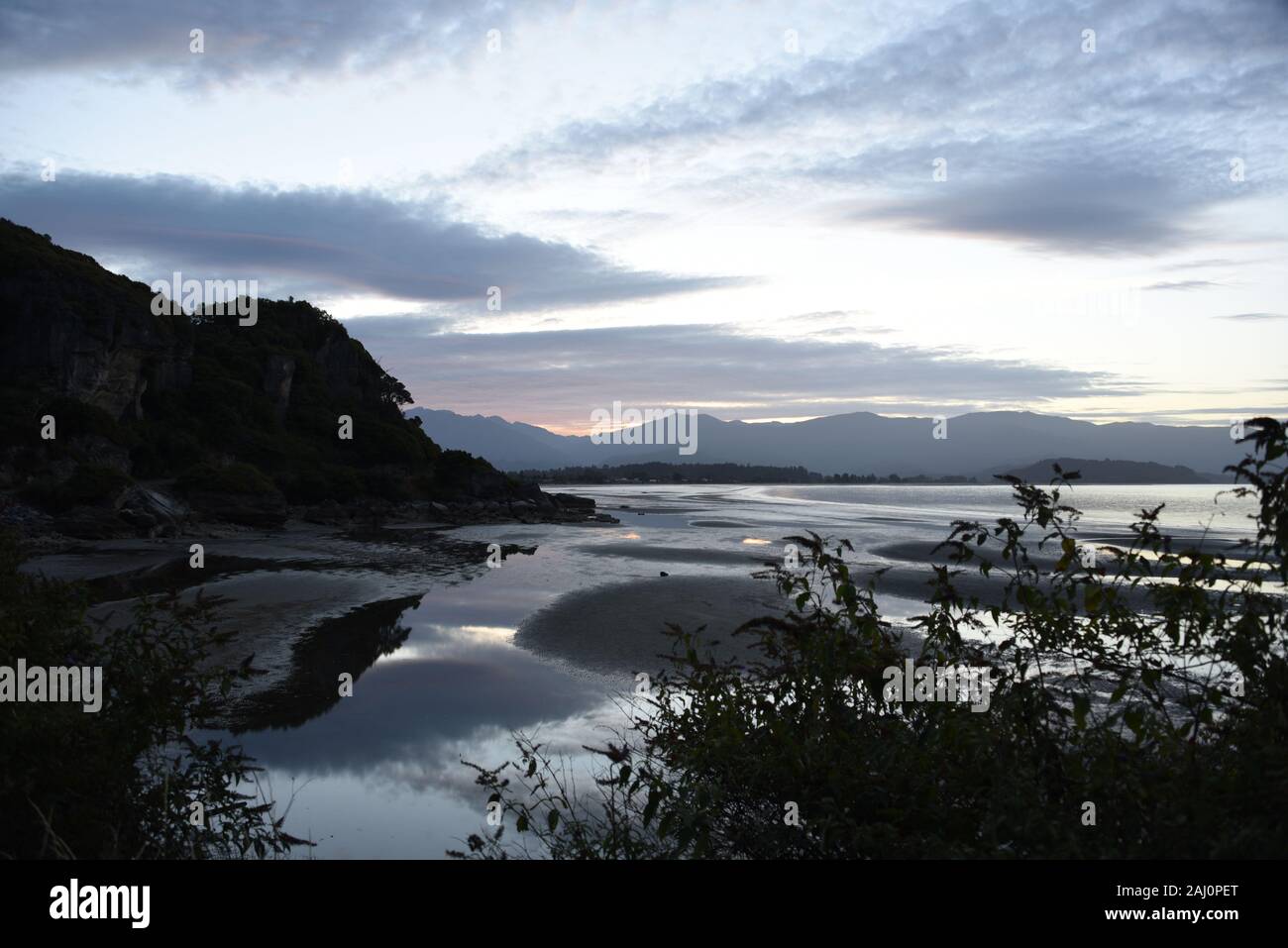 Beautiful sunset on remote beach hi-res stock photography and images ...