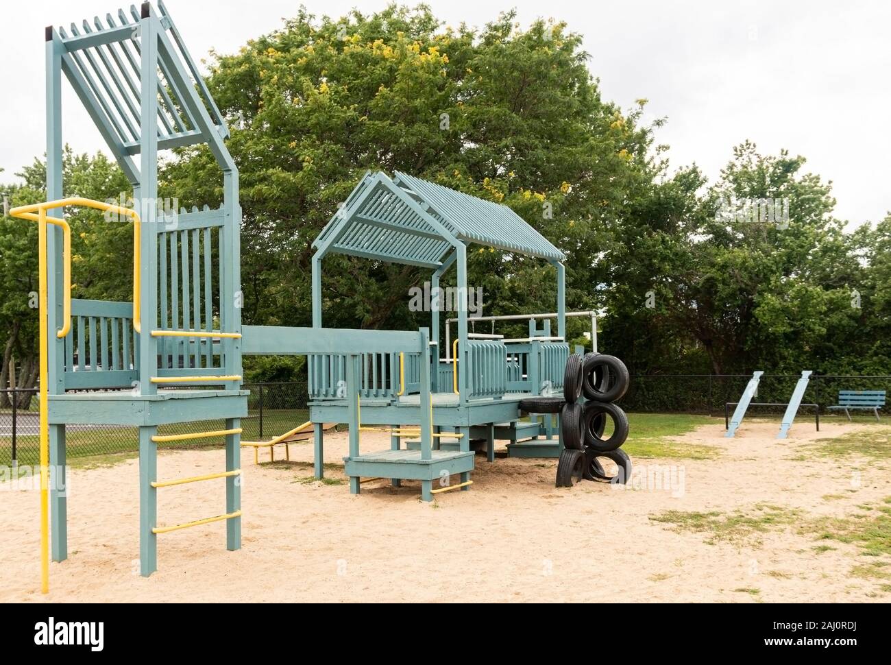 Children climbing on playground structure hi-res stock photography and ...