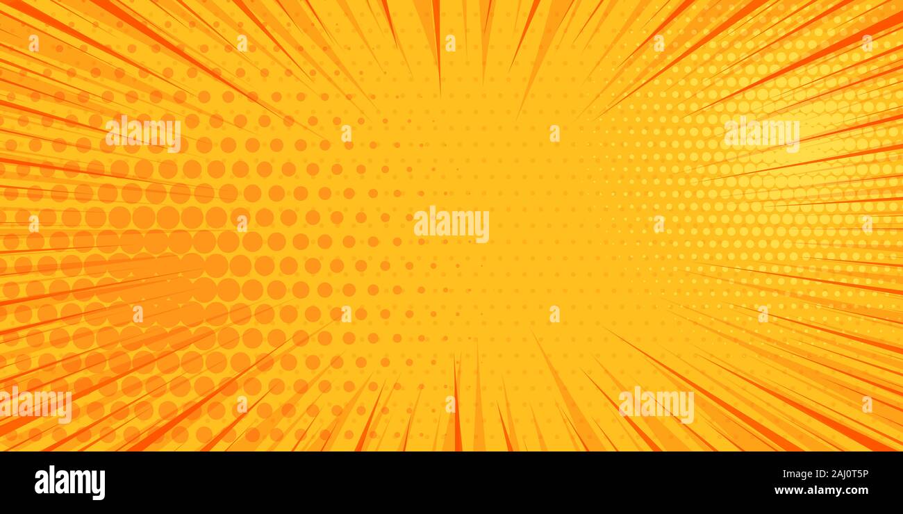 Pop art yellow comics book cartoon magazine cover Stock Vector Image ...