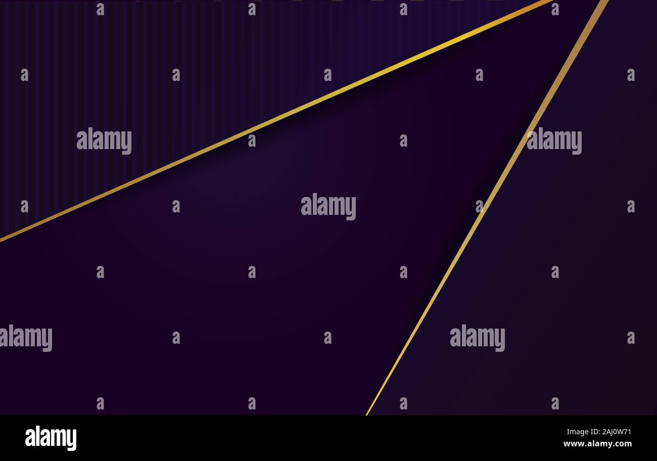 Vector colorful illustration abstract geometric background with gold ...