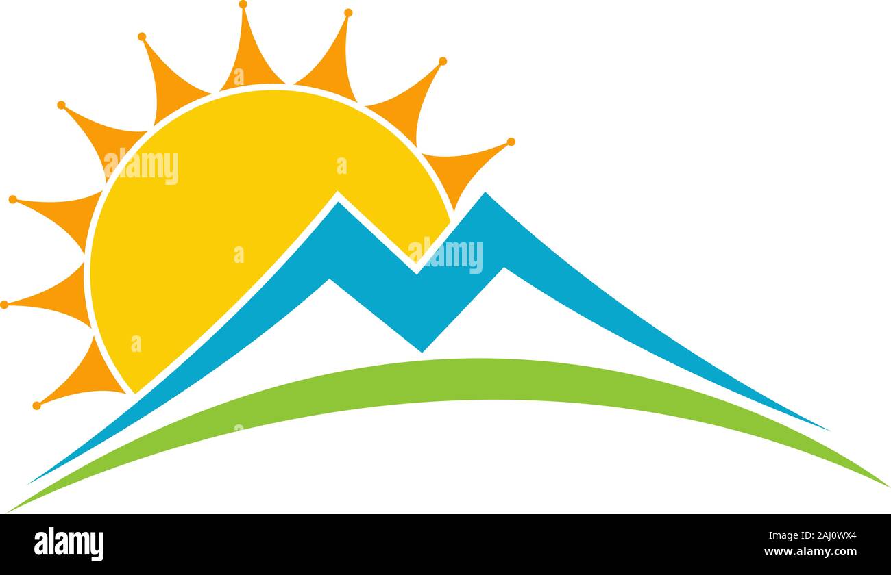 Sunlight hills Cut Out Stock Images & Pictures - Alamy