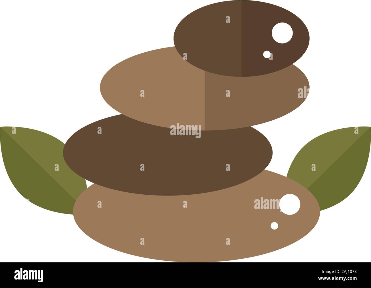 Stack of volcanic rock Stock Vector Images - Alamy