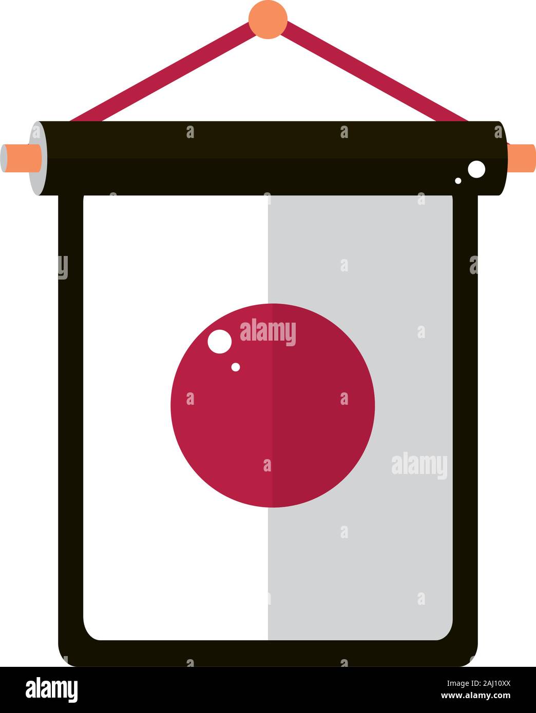 Vertical japanese flag official Stock Vector Images - Alamy