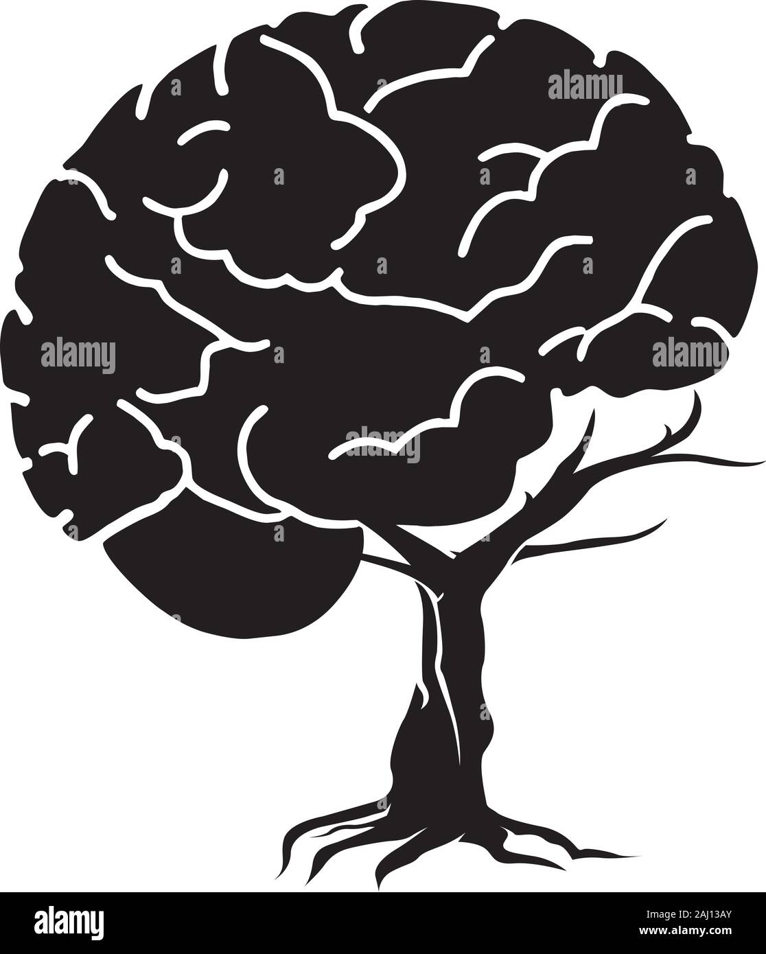 Brain tree concept tree growing hi-res stock photography and images - Alamy