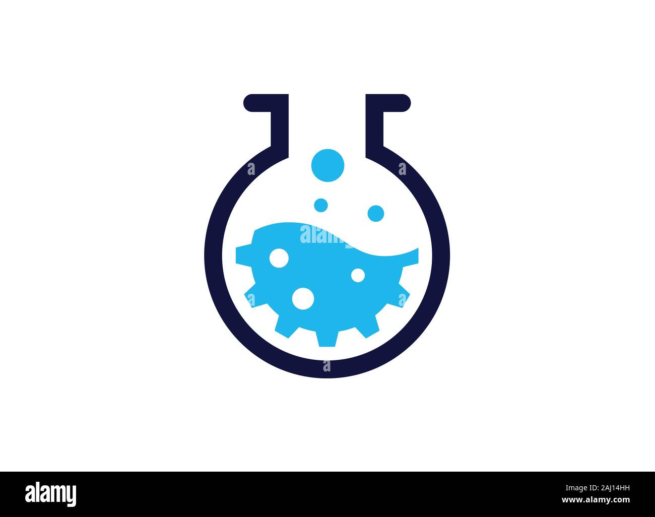 Creative Lab abstract logo design template Vector illustration Stock ...