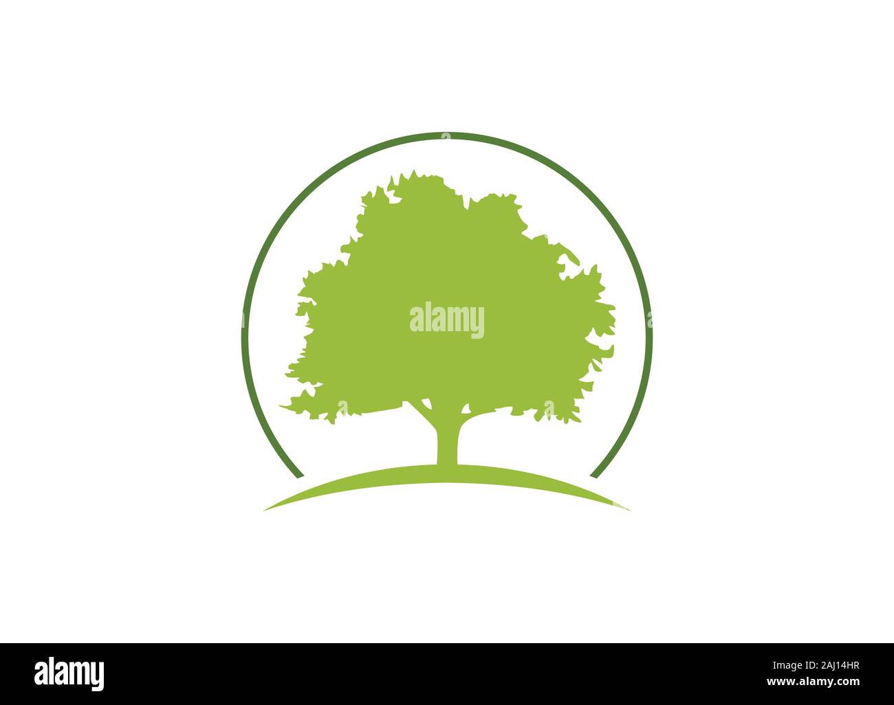 Green Tree logo design template,Tree Vector logo design Stock Vector ...