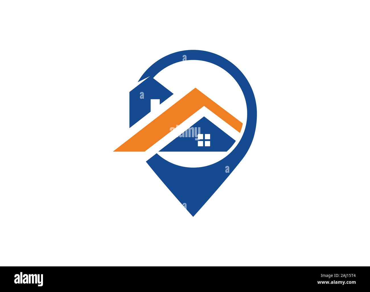 Location icon. Map pointer sign. Navigation pin symbol. Creative logo ...