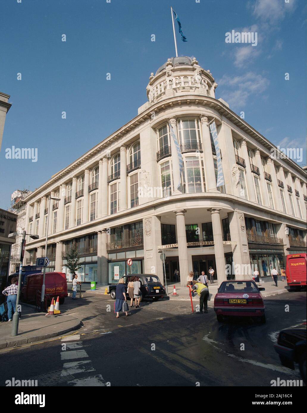 Whiteleys Shopping Centre in 1989, Bayswater, West London, UK Stock ...