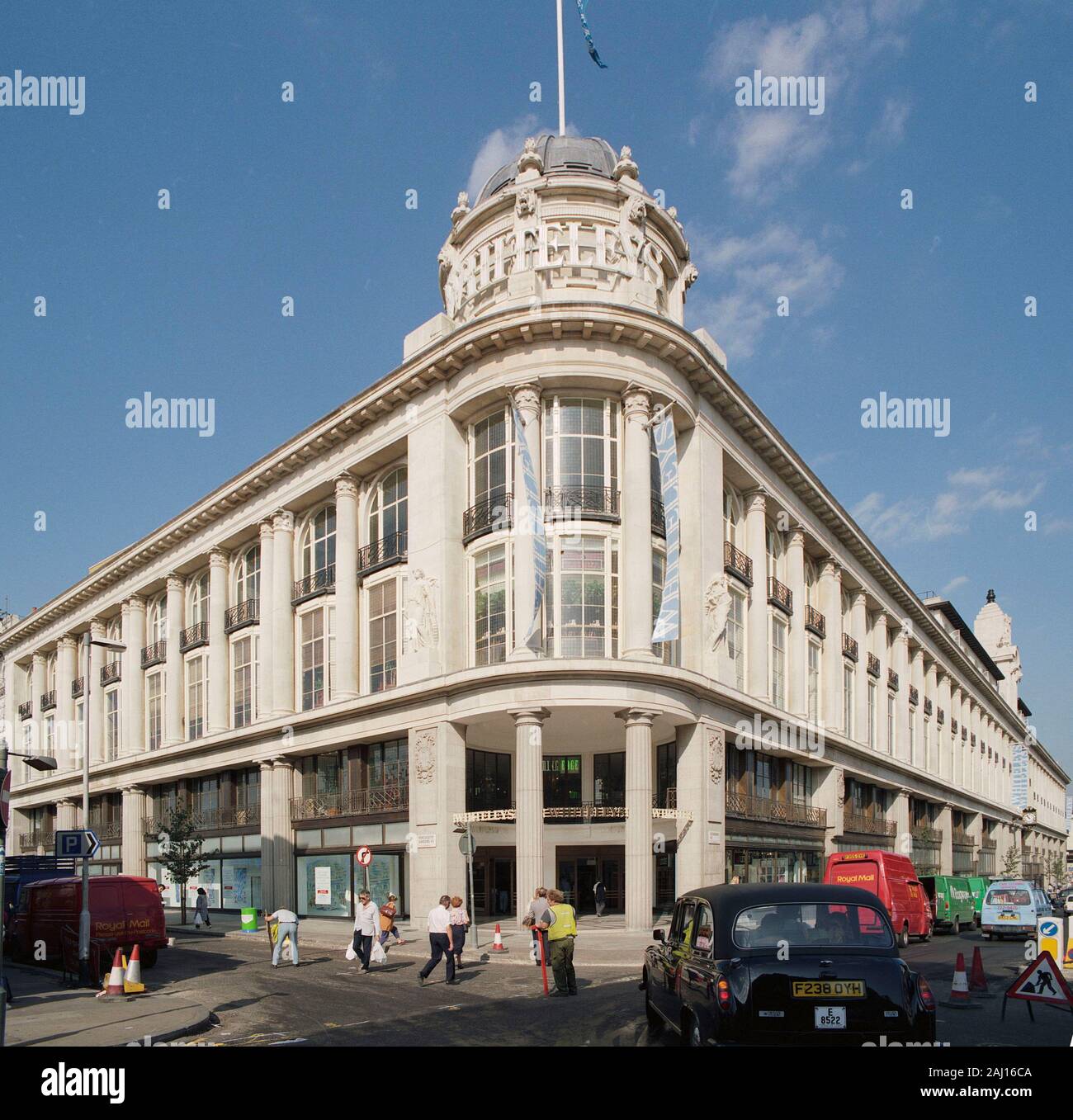 Whiteleys Shopping Centre in 1989, Bayswater, West London, UK Stock ...