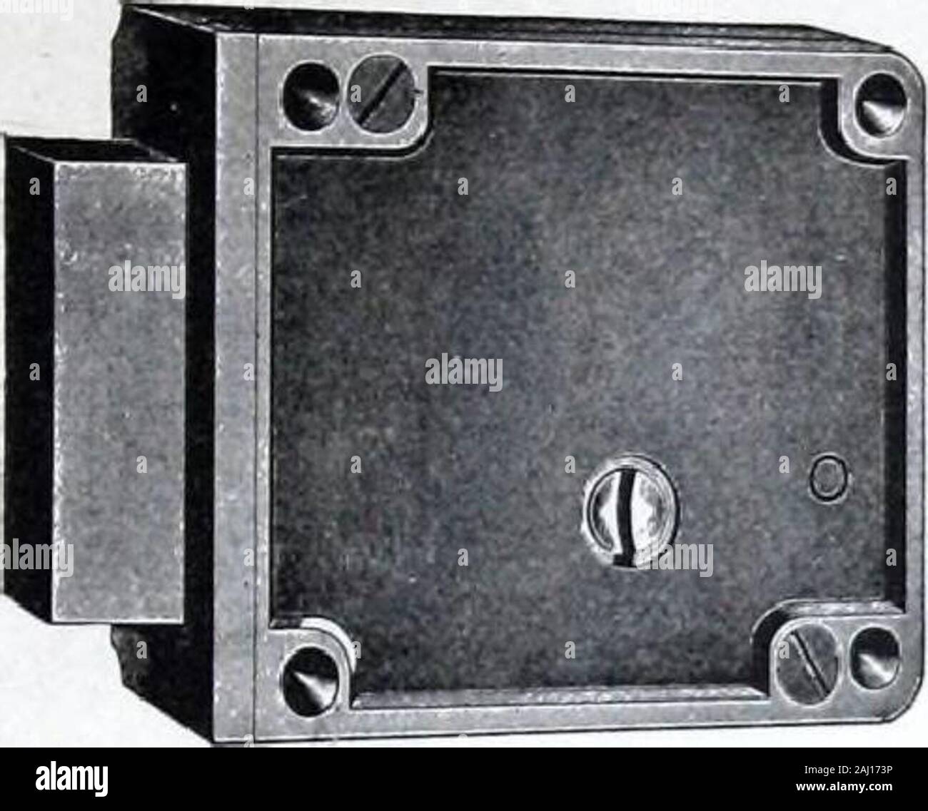 Dead bolt rim lock hi-res stock photography and images - Alamy