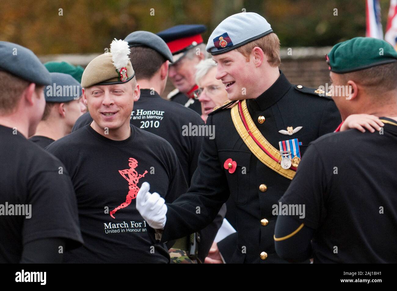 Prince Harry officially opens the Wootton Bassett field of remembrance ...