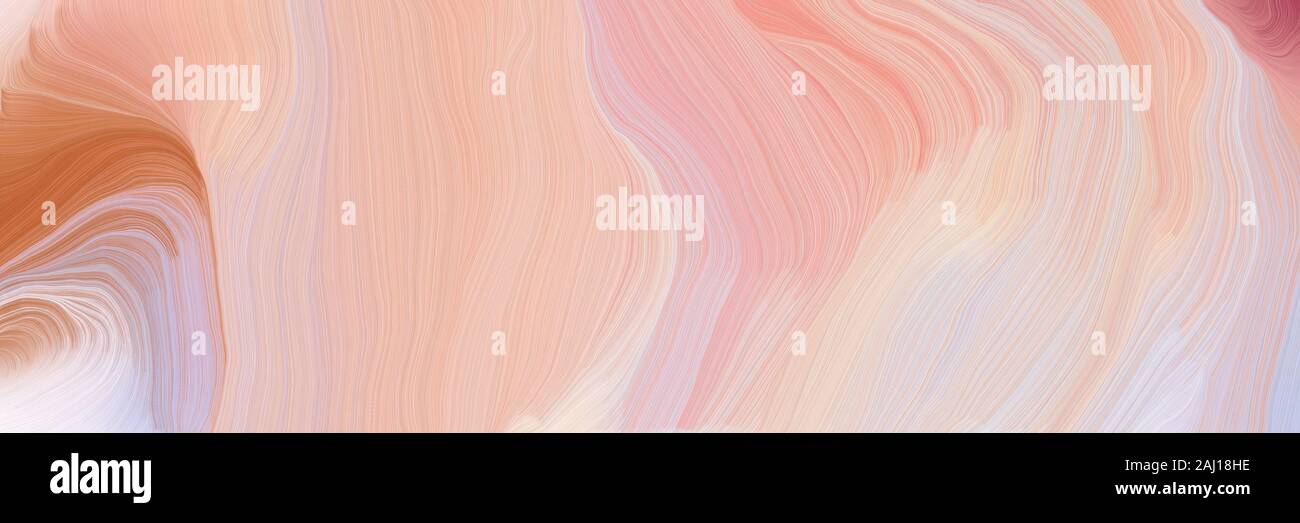 horizontal background banner with baby pink, peru and dark salmon color ...