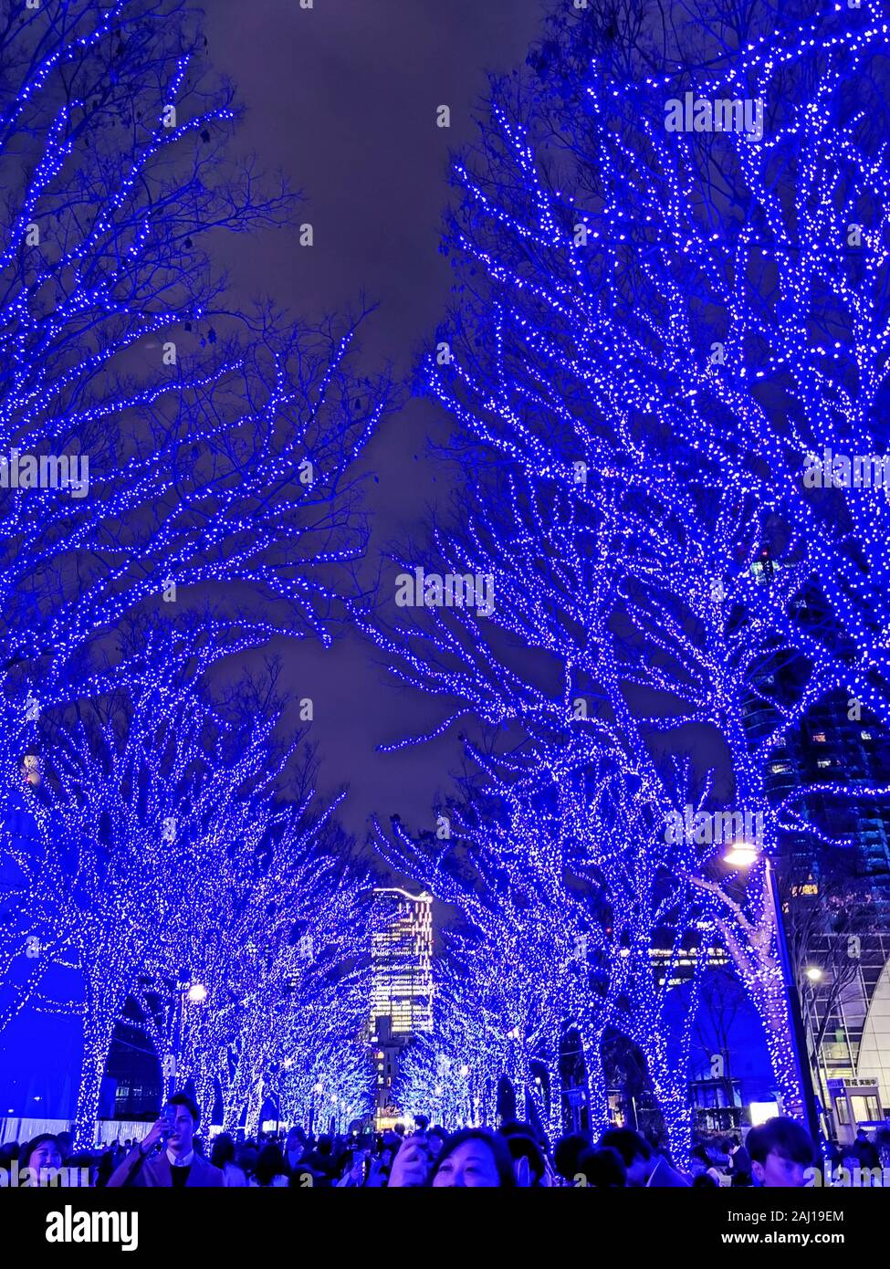 Blue cave illuminations hi-res stock photography and images - Alamy