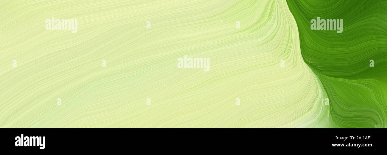 creative banner with pale golden rod, dark green and moderate green ...