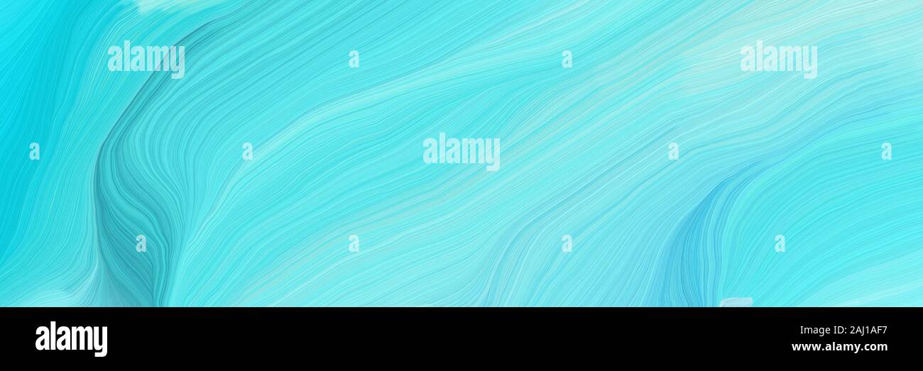 beautiful horizontal banner with turquoise, dark turquoise and baby ...