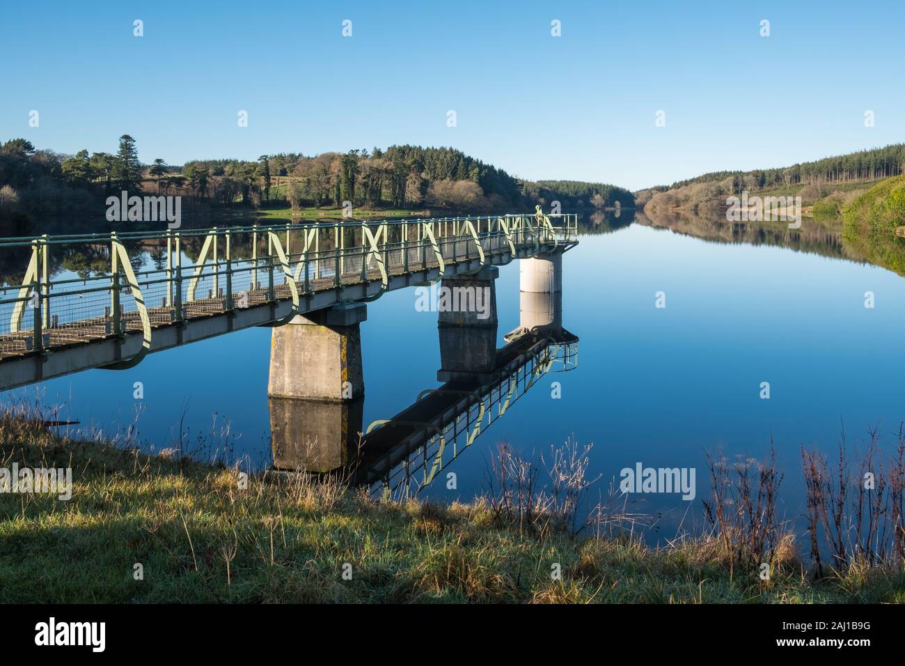 Kennick Reservoir in Dartmoor National Park, Devon, UK Stock Photo - Alamy