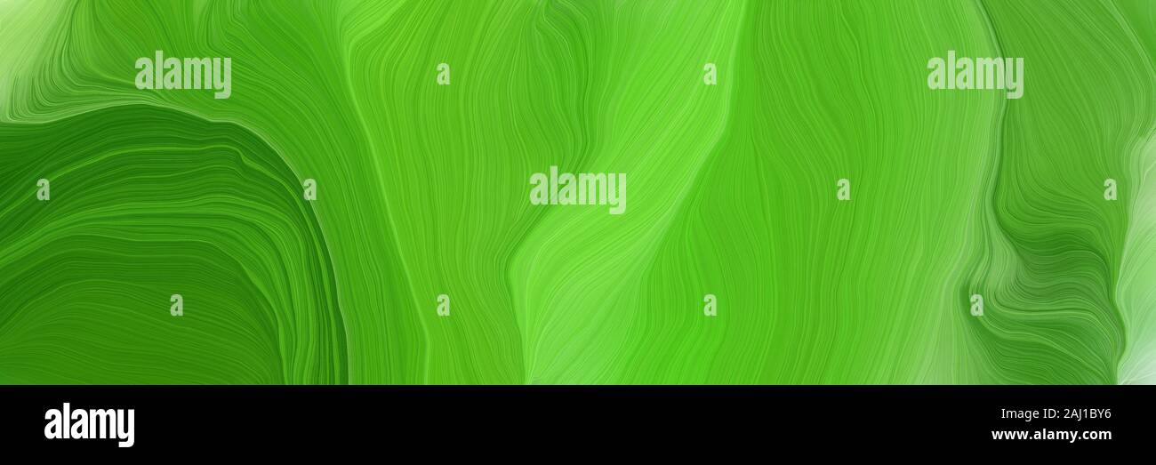 beautiful horizontal banner with moderate green, dark green and forest ...