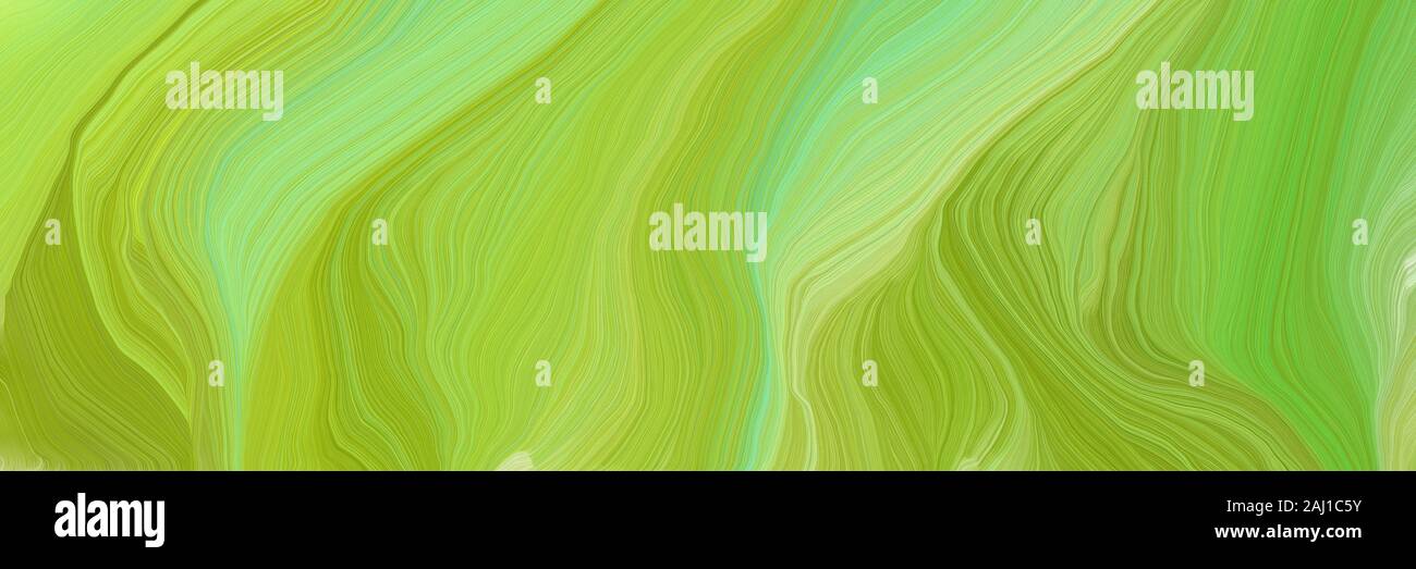 horizontal banner background with yellow green, light green and ...
