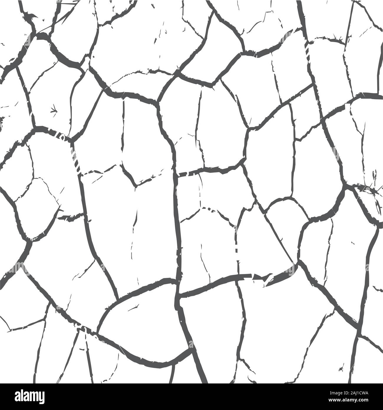 Cracked clay, ground or glass texture. Stock Vector illustration ...