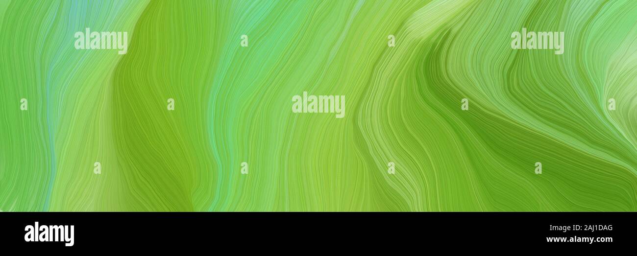 horizontal banner with waves. modern soft curvy waves background ...