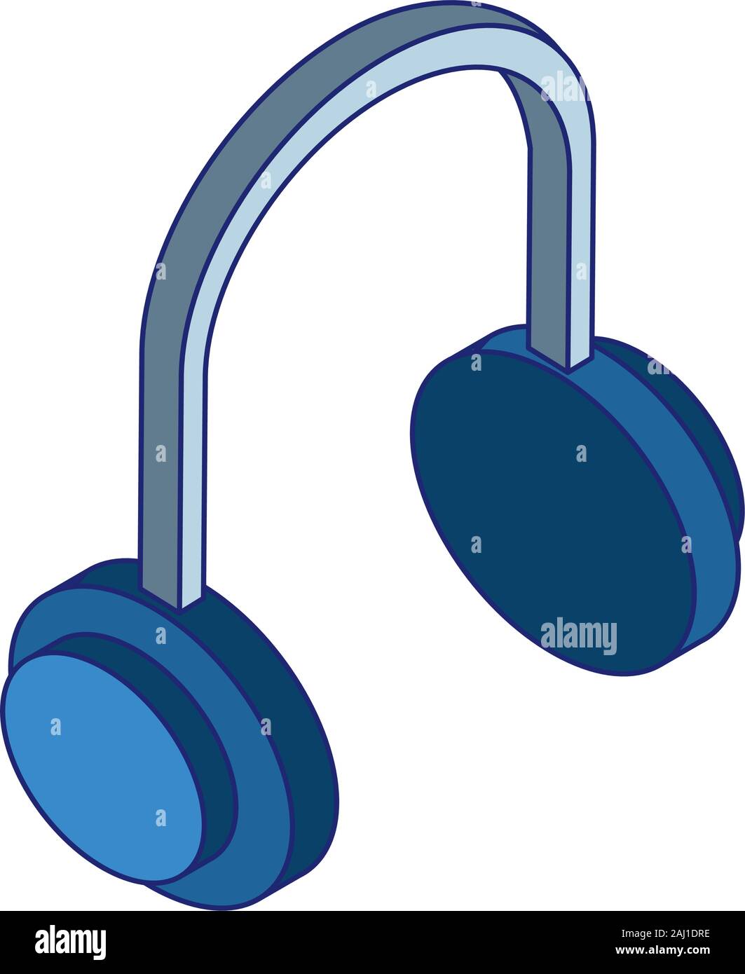 headphones icon, colorful and flat design Stock Vector Image & Art - Alamy