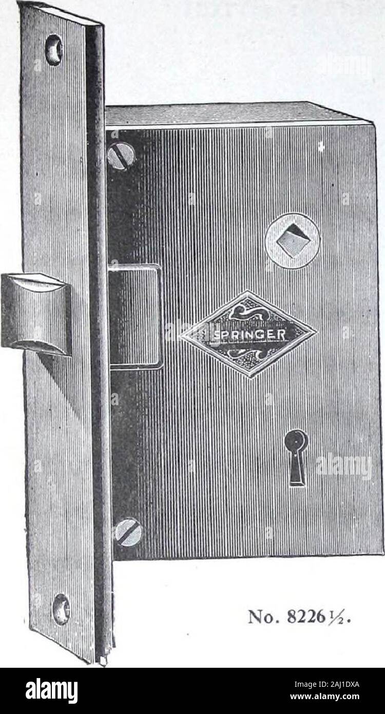 Illustrated Catalogue of Locks and Builders Hardware . n Stock Photo ...