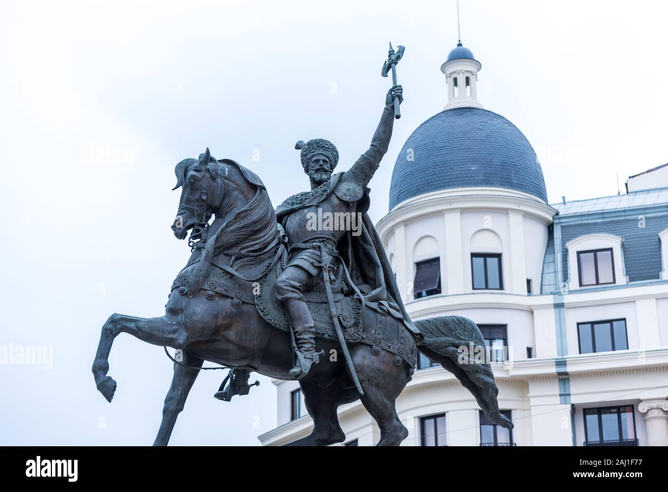 Equestrian statue of Michael the Brave in Bucharest Romania, the Prince ...