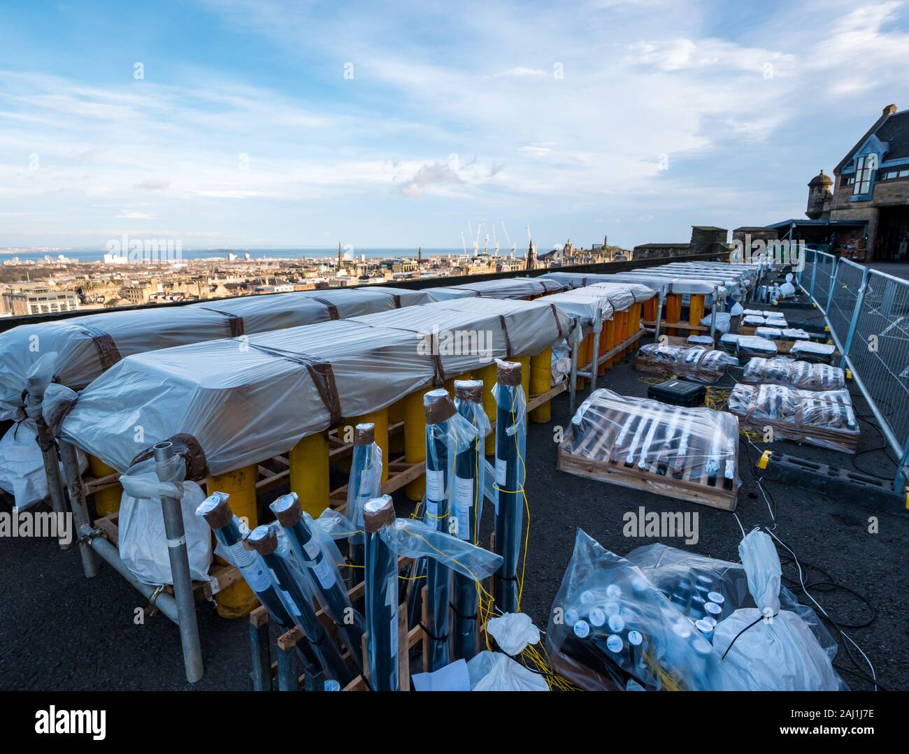 Titanium Fireworks prepares for New Year's eve Hogmanay fireworks ...