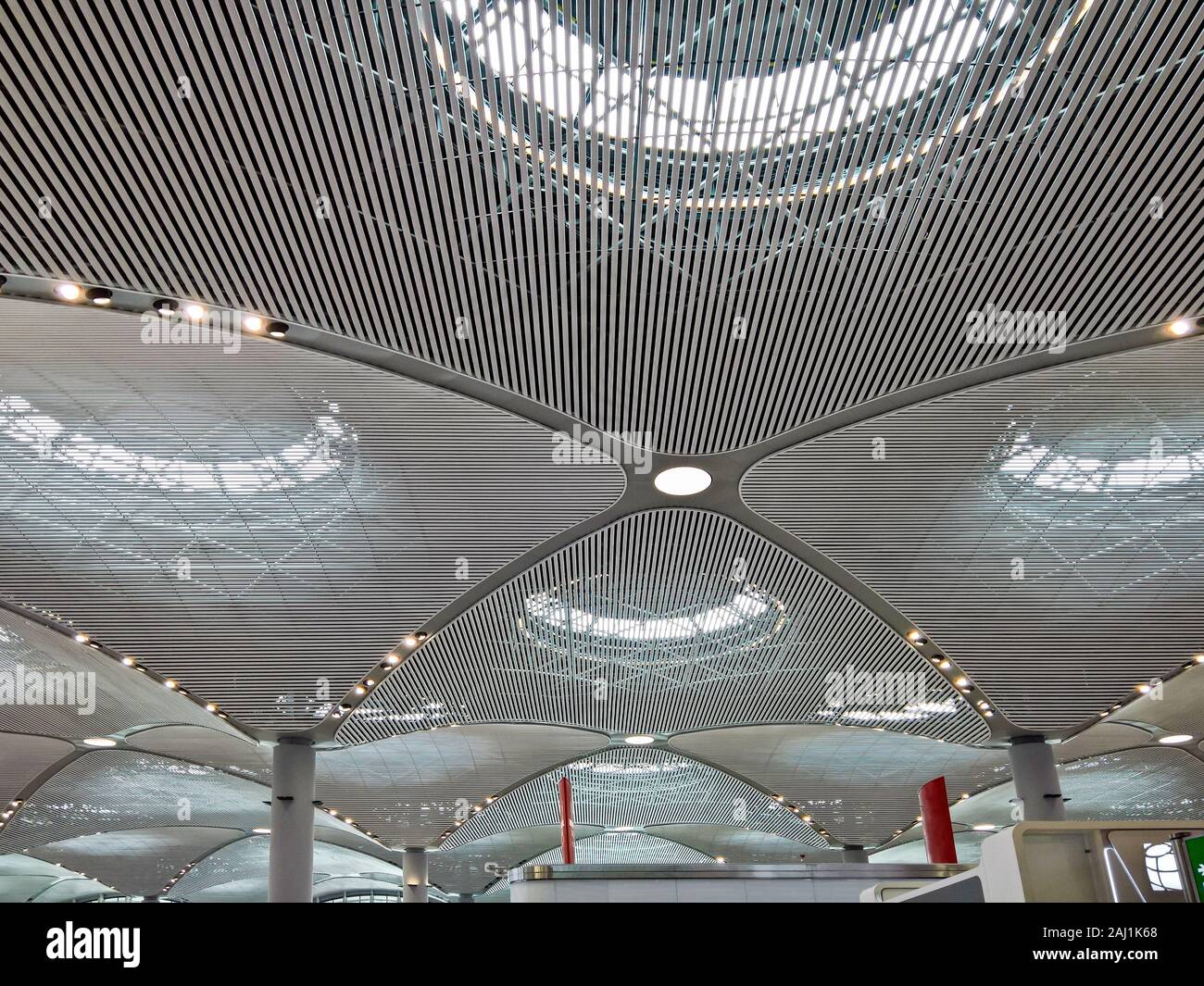 Modern architecture hall and ceiling at the airport Stock Photo - Alamy