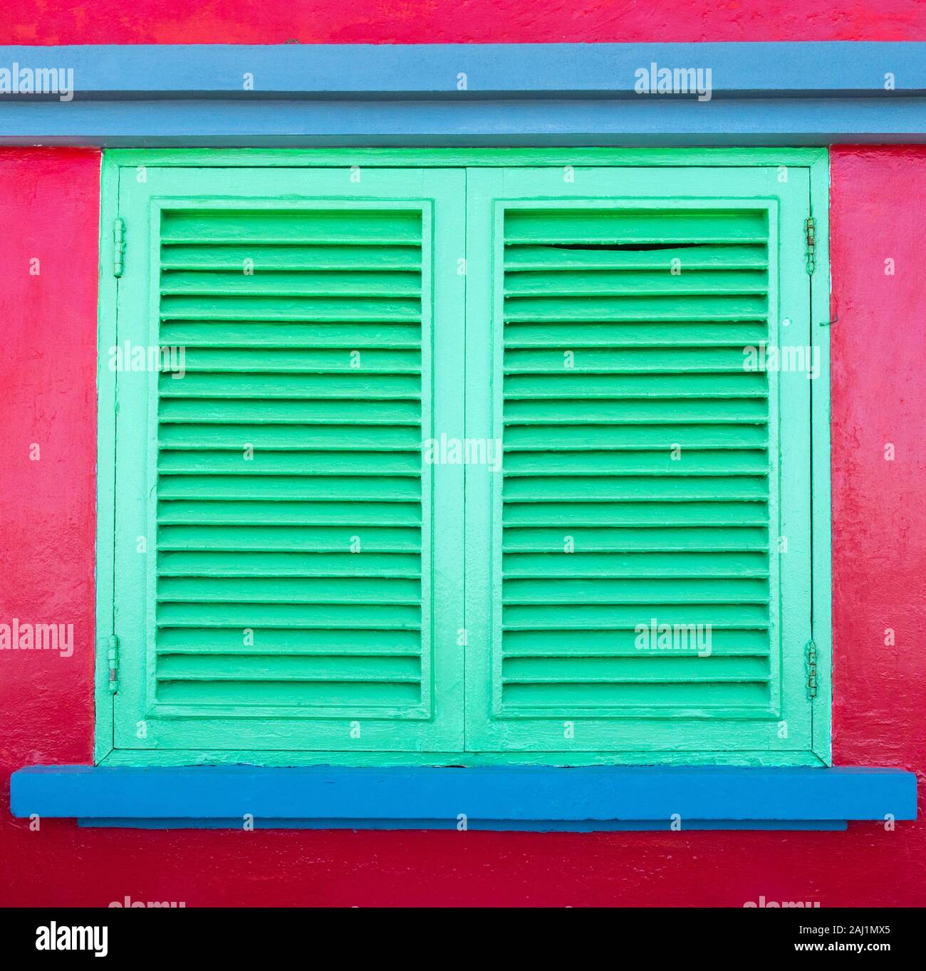 Wooden window shutters hi-res stock photography and images - Alamy