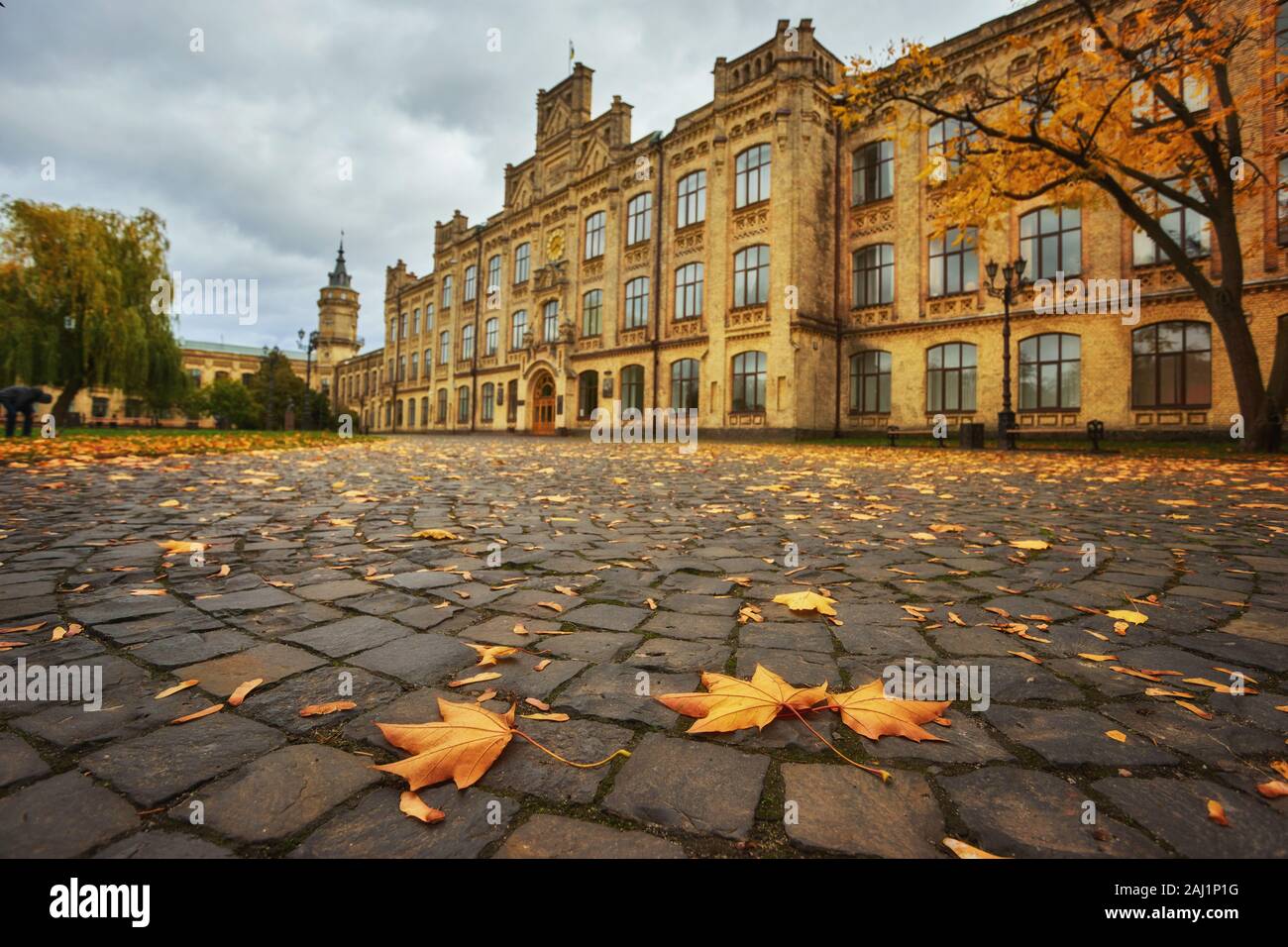 Kiev, Ukraine - 14 October, 2017: Main building of the National ...